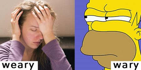 weary vs wary: remember the difference